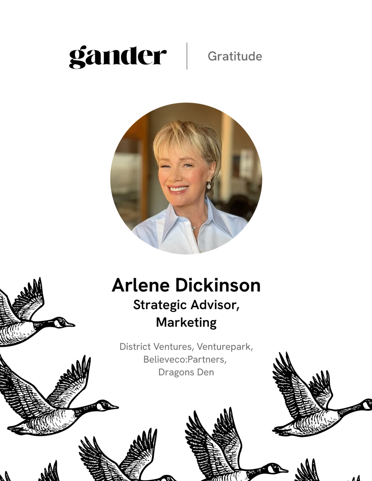 Gander Gratitude: Arlene Dickinson – Gander Social Blog